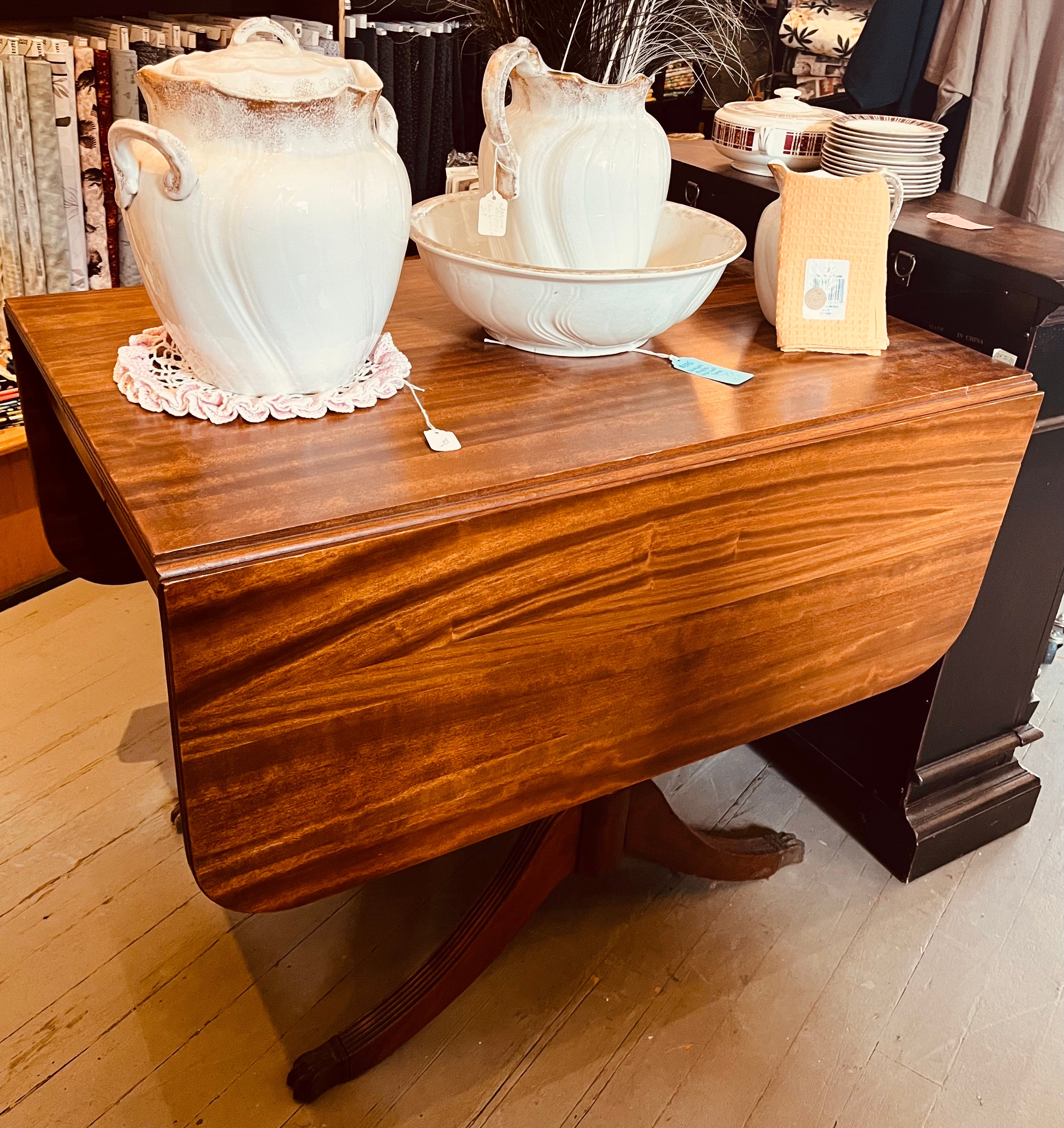 Duncan Phyfe Drop Leaf Table | The Mouse & The Peacock General Store